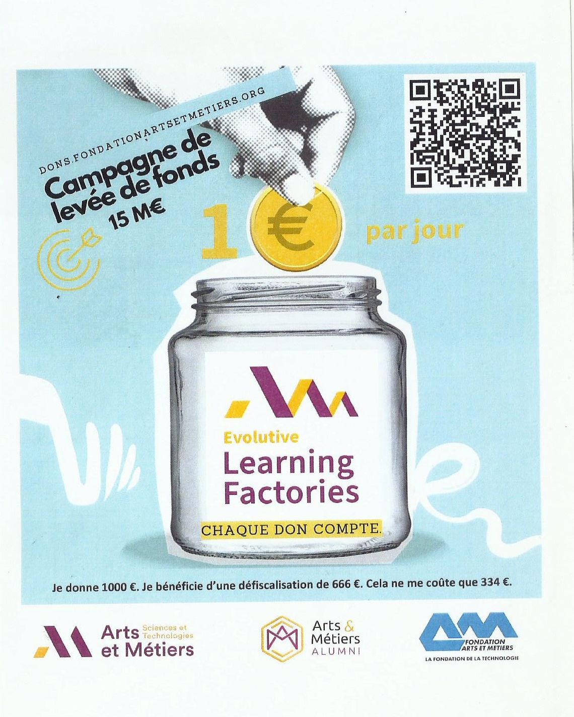 ENSAM : UN EURO PAR JOUR | CIQ du Pont de Béraud